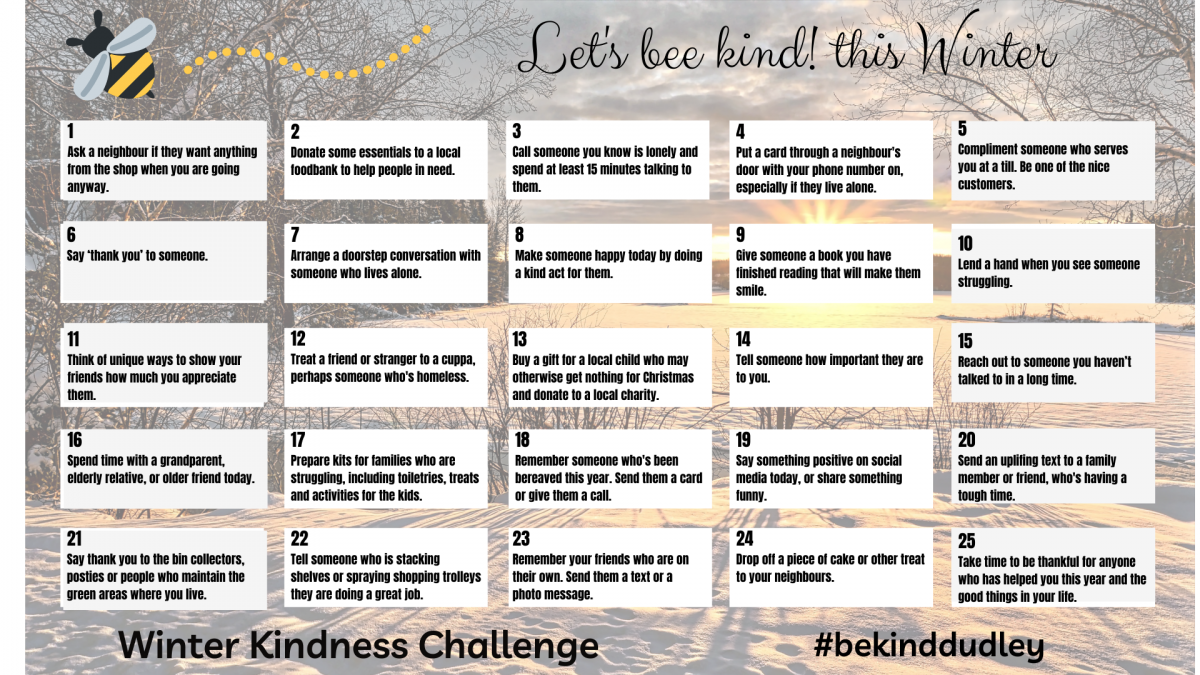Let’s be kind to ourselves this January - Take the challenge and 'find ...